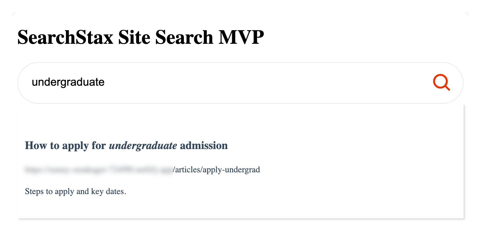 Developing a Search UI with UI Kits – SearchStax Help Center