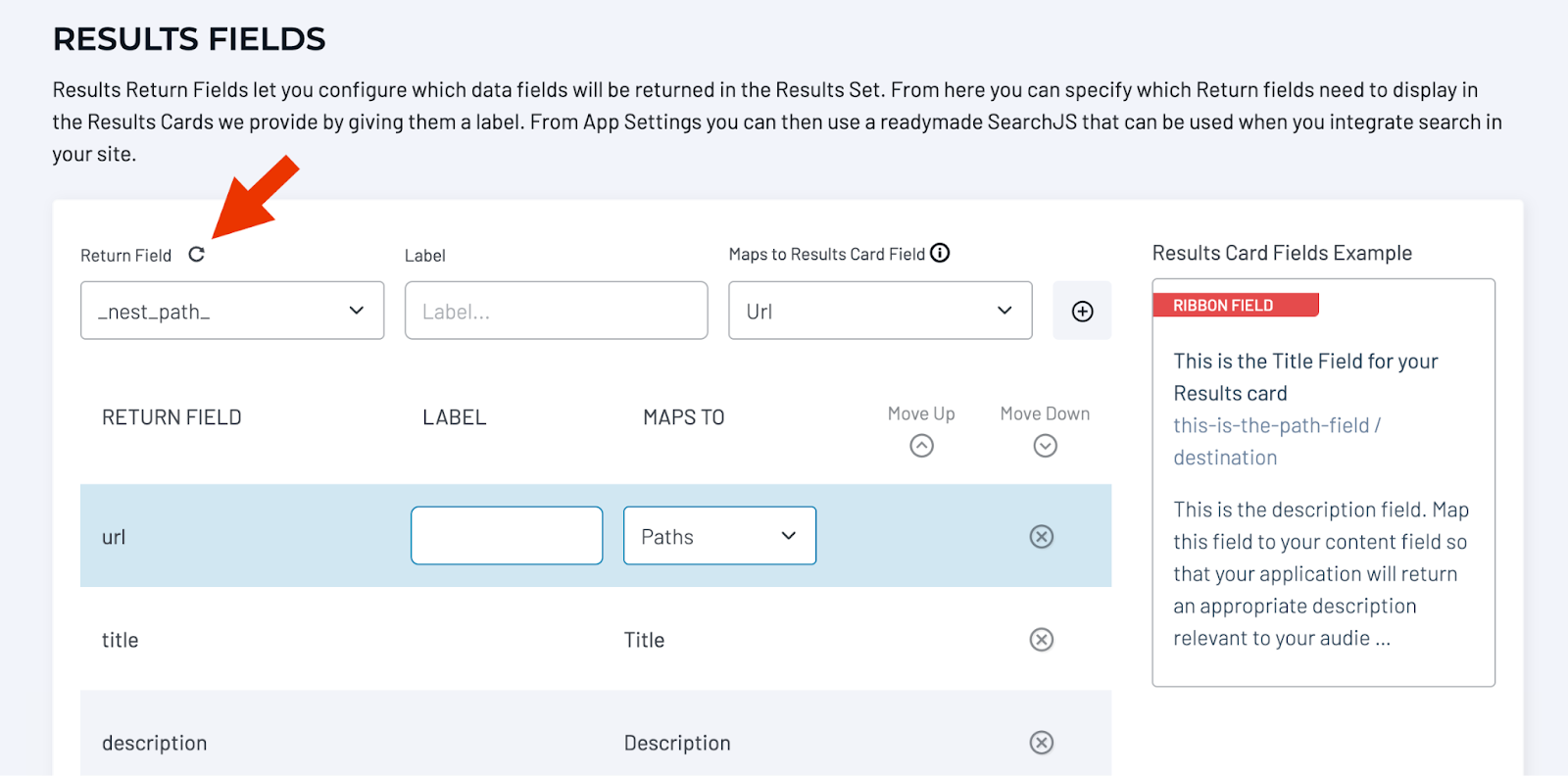 Configuring Results Display – SearchStax Help Center
